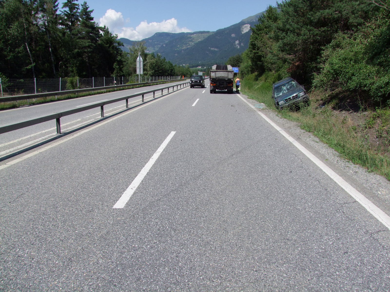 Felsberg/Thusis: Zwei Verkehrsunfälle innert einer Stunde auf der A13
